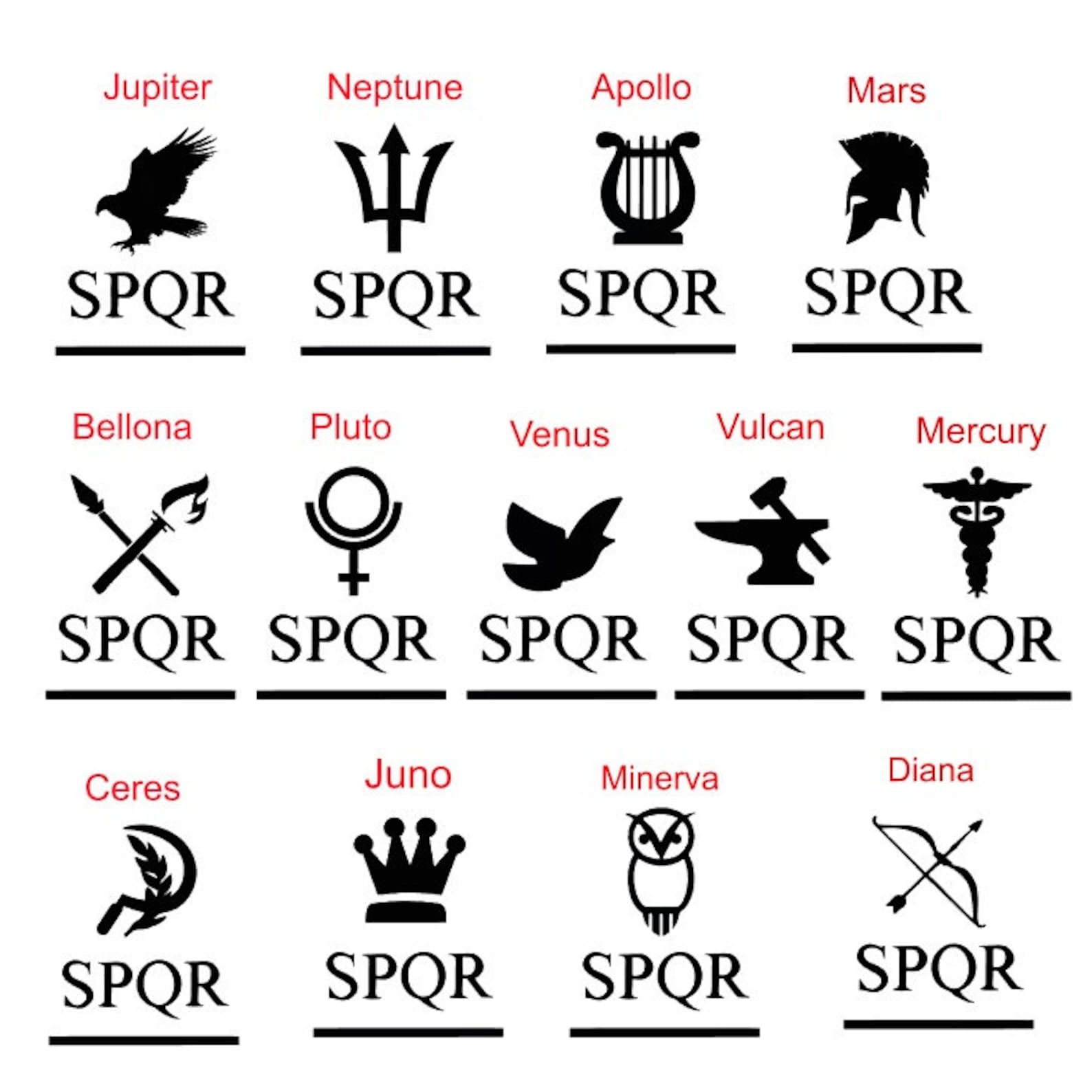 Inspired by Percy Jackson Decal Stickers Heroes of Olympus - Etsy