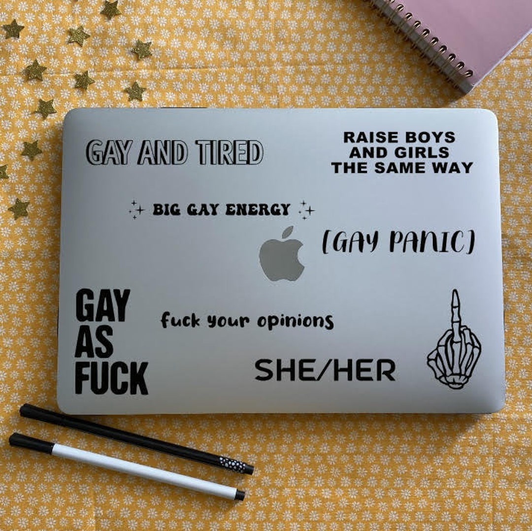 Inspired by LGBTQ Decal Stickers LGBTQ Laptop Stickers - Etsy