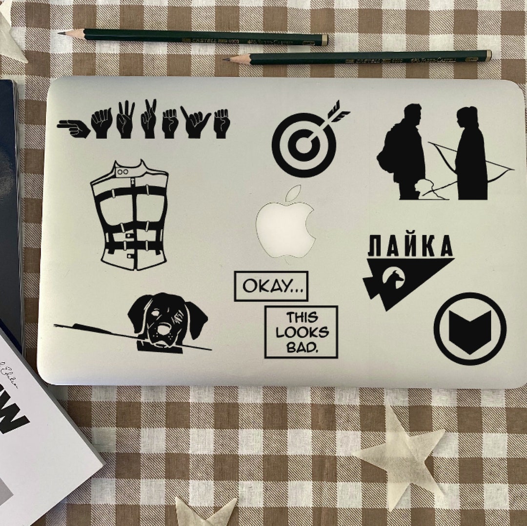 Inspired by Hawkeye Decal Stickers | Marvel Car Decal | MCU Laptop ...