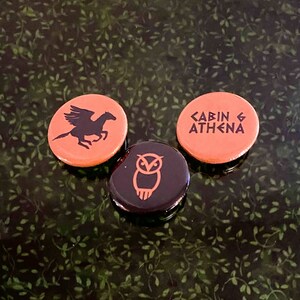 Inspired by Percy Jackson Buttons | Heroes of Olympus Pinback Buttons ...