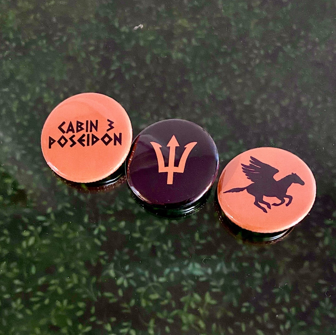 Inspired by Percy Jackson Buttons | Heroes of Olympus Pinback Buttons ...