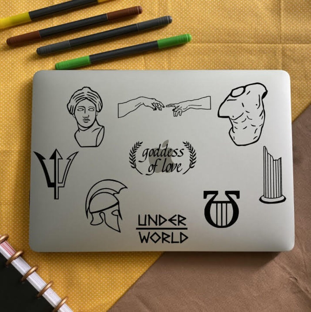 Inspired by Greek Mythology Decal Stickers | Greek Mythology Laptop ...