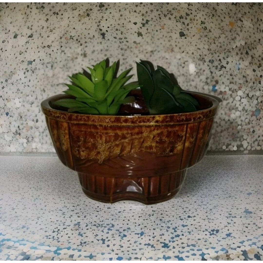 Vintage 1960s Cookson Pottery Planter - Etsy