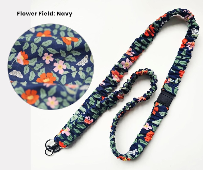 Soft Scrunchie Lanyard: Stretchy Breakaway Safety ID Holder, Teacher ...