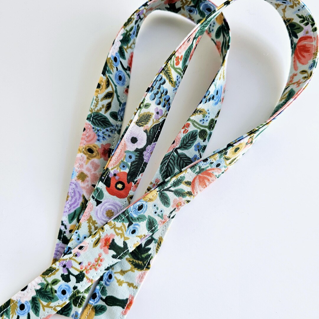 Breakaway Lanyard: Cotton ID Lanyard With 3 Quick Releases for Teachers ...