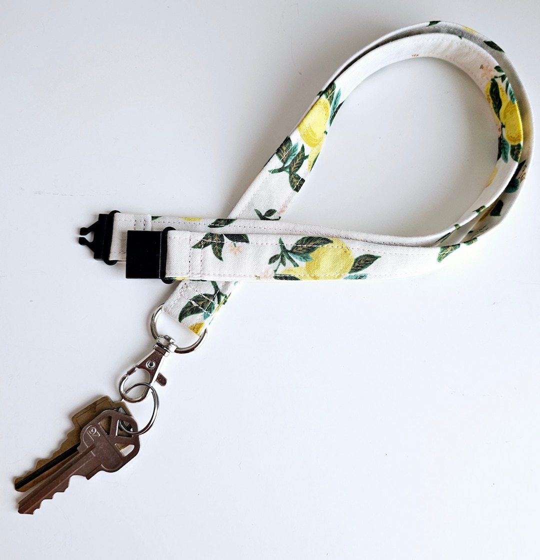 Lemon Breakaway Lanyard Rifle Paper Co. Safety ID Lanyard Great Gift ...