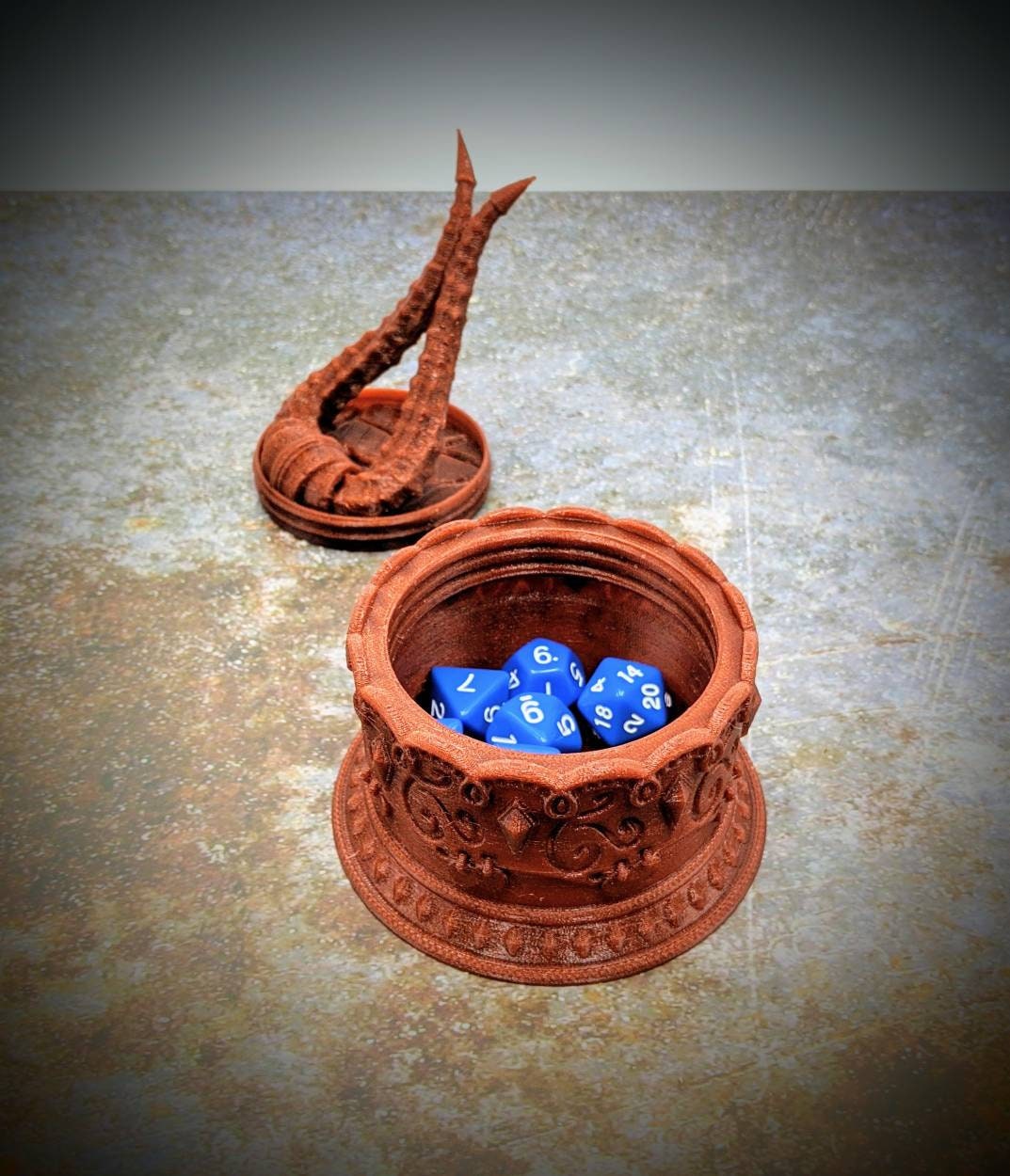 Demon-blooded Mythic Dice Box From the Mythic Mugs - Etsy