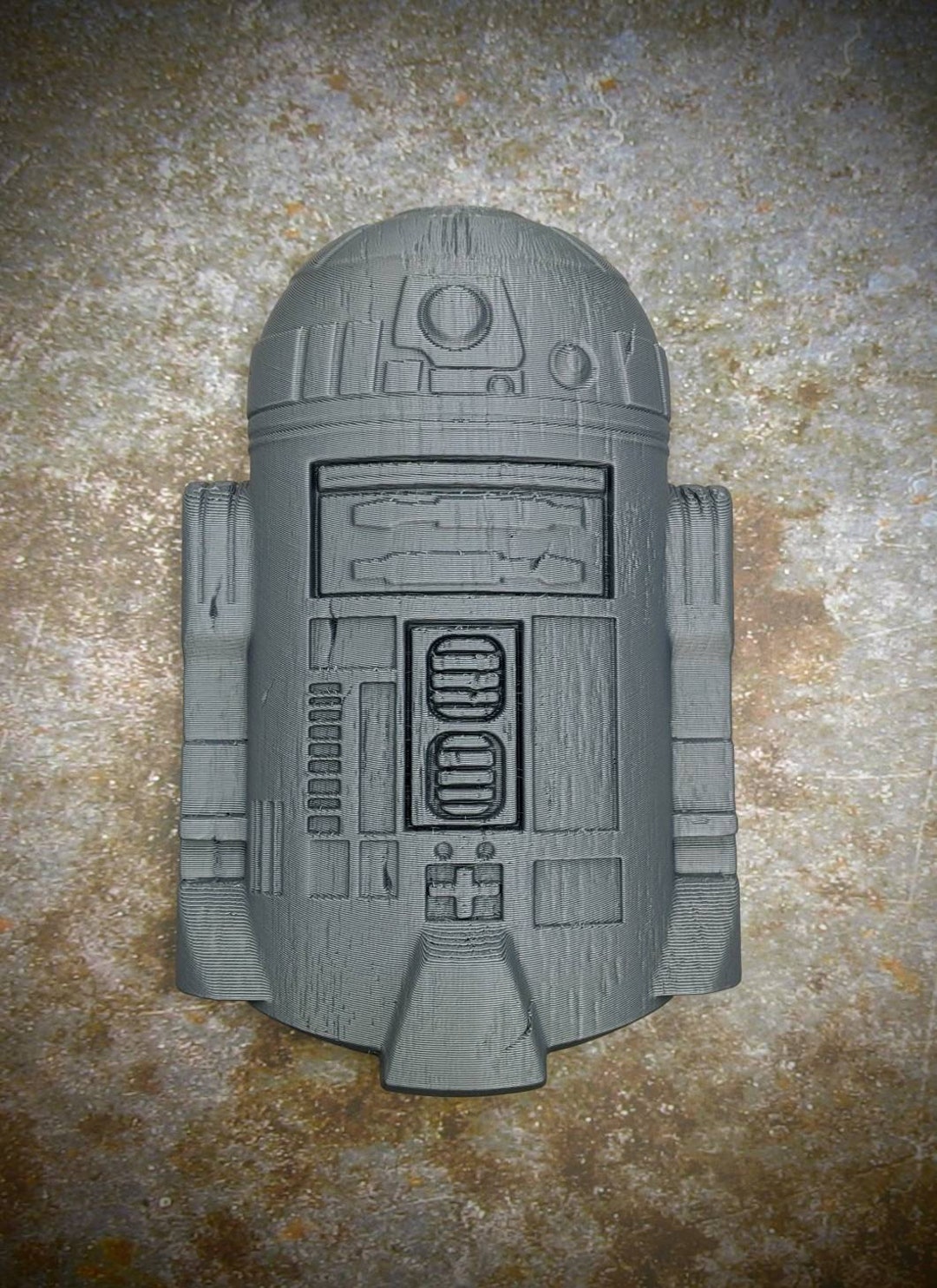 Space Opera Astromech Robot Polynesian-style Carved Statue-look Wall ...