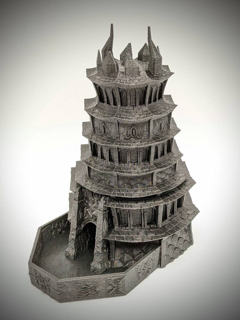 Drow Elf Dice Tower From Fates End Dice Towers by Kimbolt | Etsy