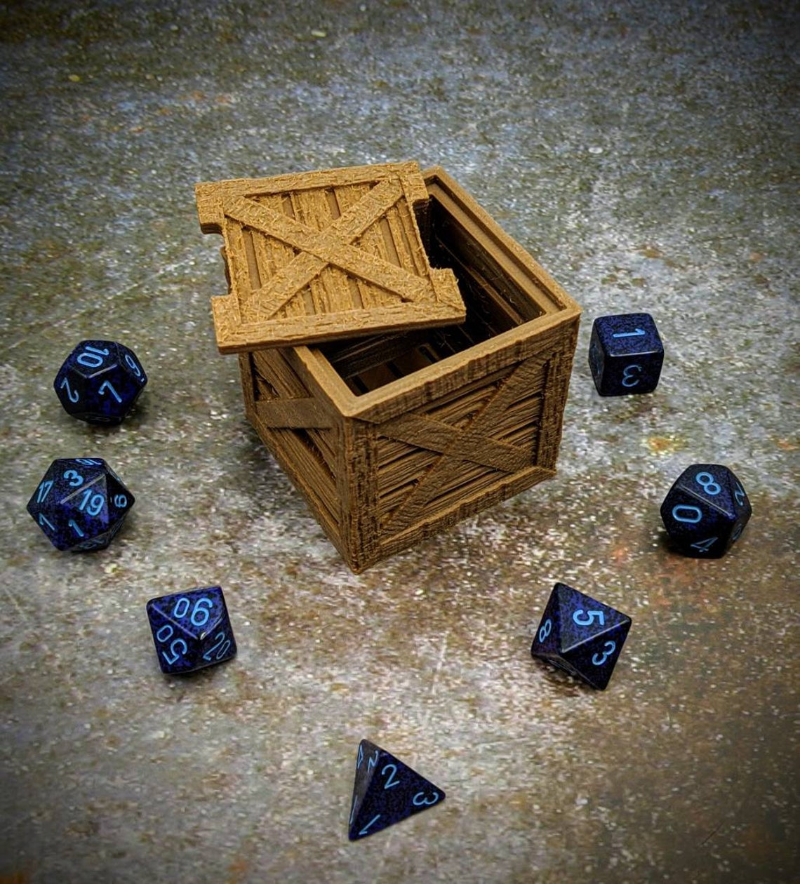 Dice Jail Wooden Crate Dice Jail From Fates End Dice Towers - Etsy
