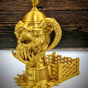 Battle Royale Skull Trophy Dice Tower From Txarli Factory's Game of ...