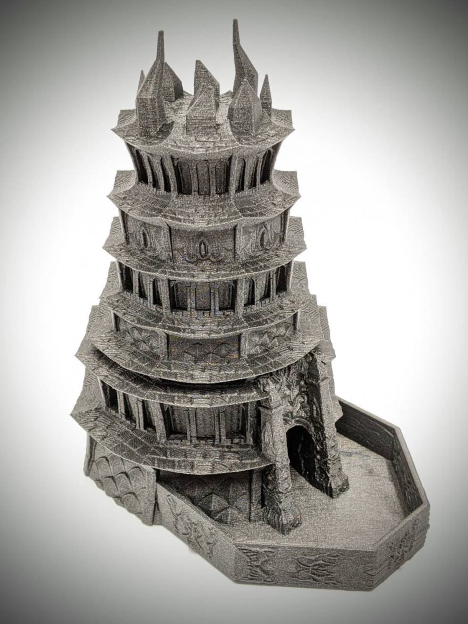 Drow Elf Dice Tower From Fates End Dice Towers by Kimbolt - Etsy