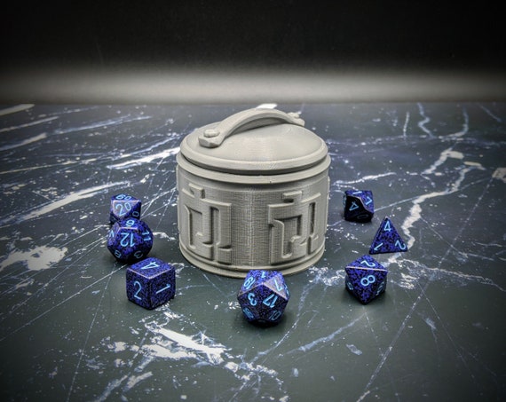 The Monk Dice Box with Lid Tabletop Dice Cup / Roller / Box | Etsy