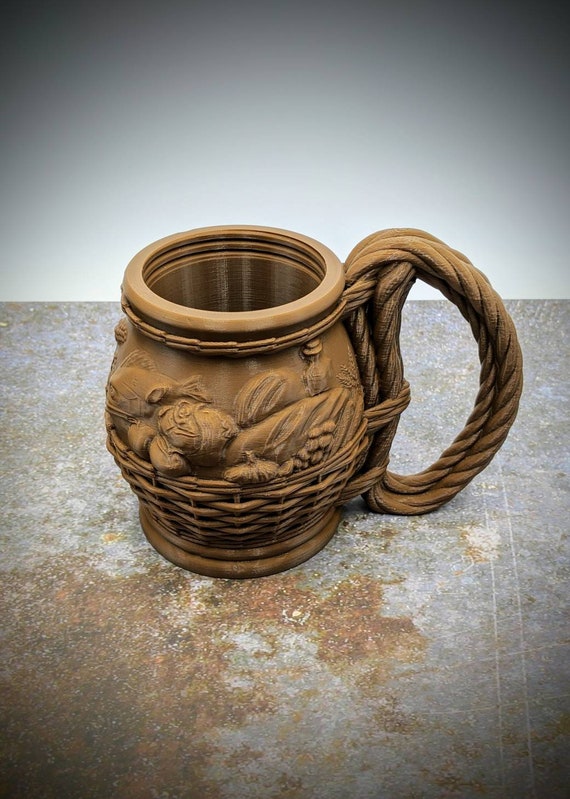 The Halfling Food Basket Mythic Mug Can Holder From the Mythic - Etsy