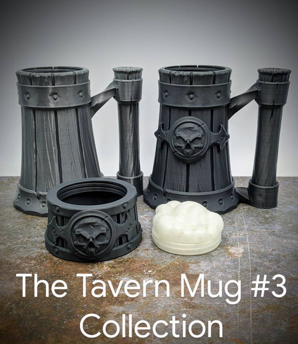 Foamy Beer Head Mythic Lid From the Mythic Mugs Classic Tavern - Etsy
