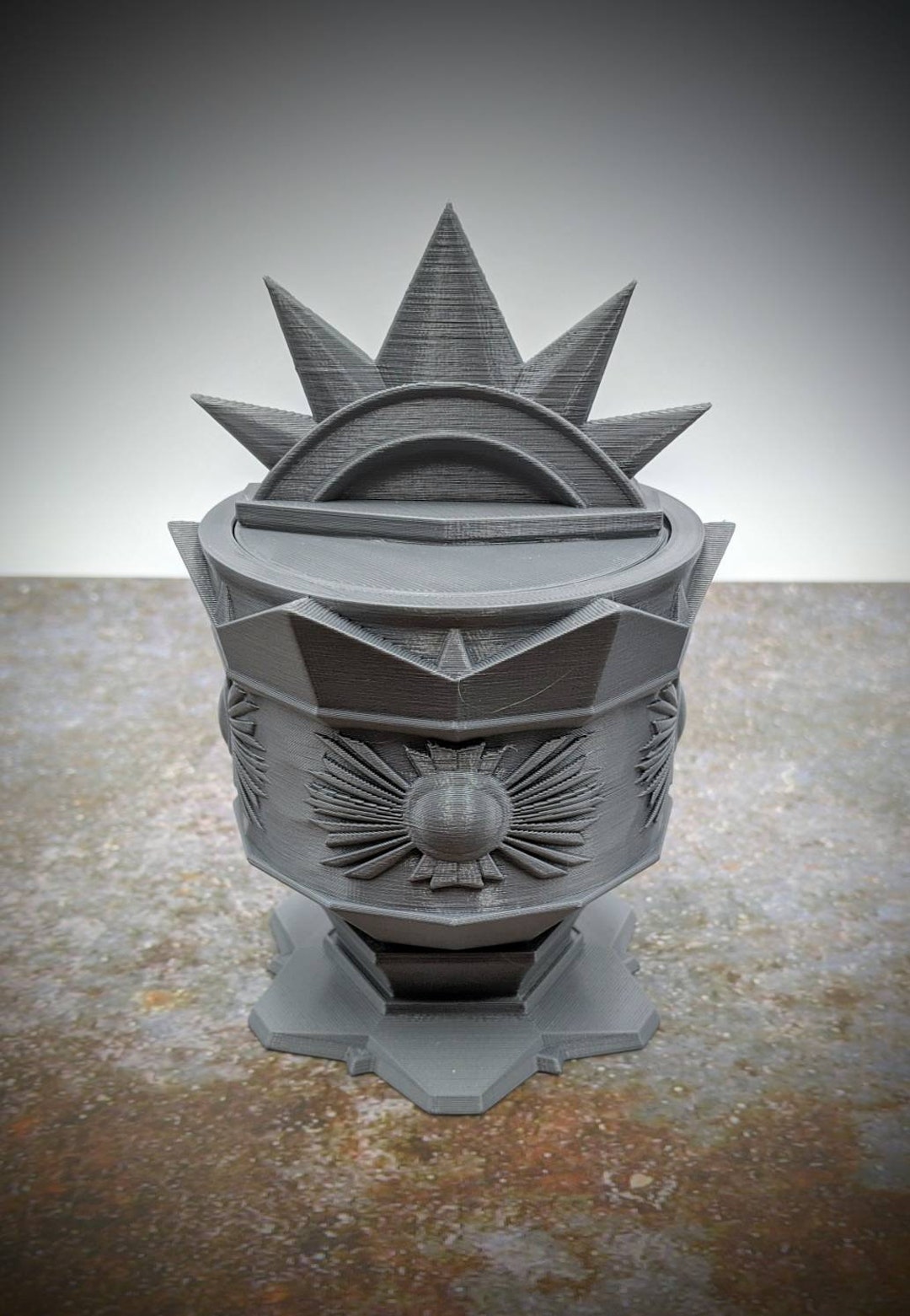 Sun Domain Pedestal Mythic Dice Box From the Mythic Mugs Paladin ...