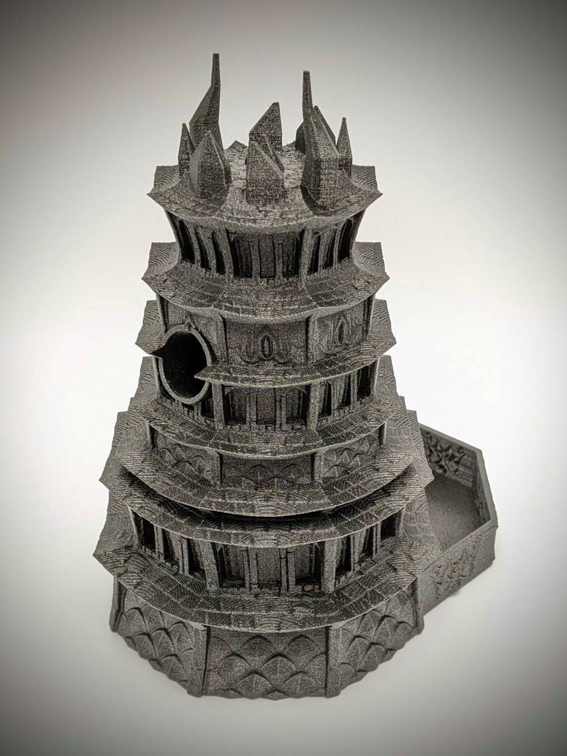 Drow Elf Dice Tower From Fates End Dice Towers by Kimbolt | Etsy