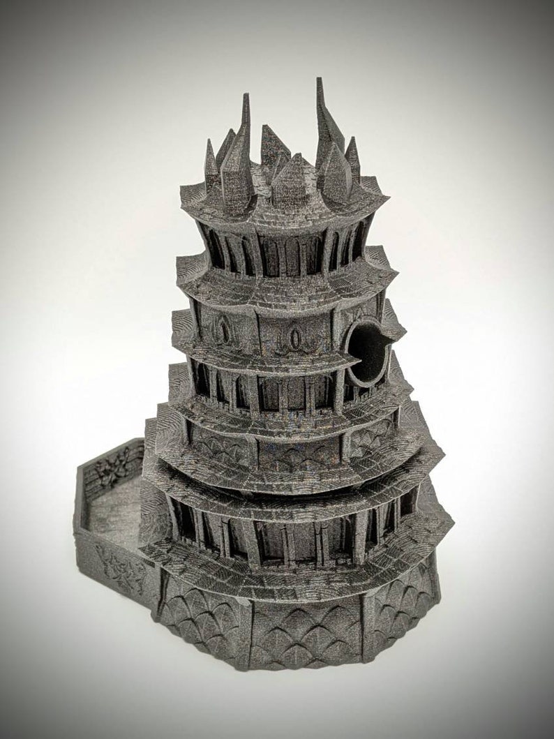 Drow Elf Dice Tower From Fates End Dice Towers by Kimbolt | Etsy