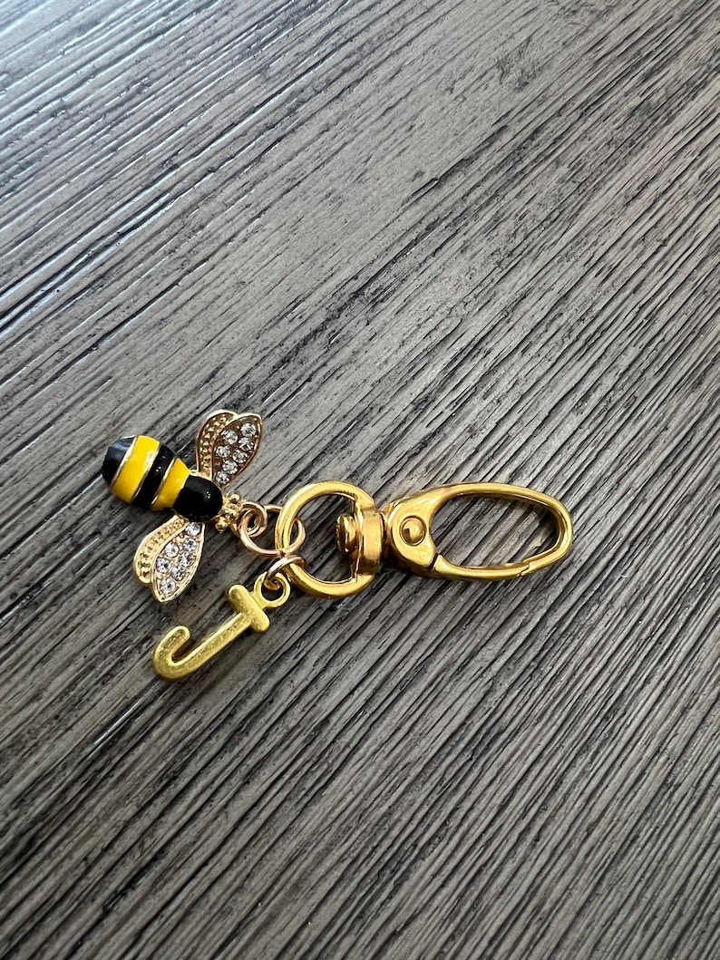 Bumblebee Personalized Keychain Bumblebee Bee - Etsy