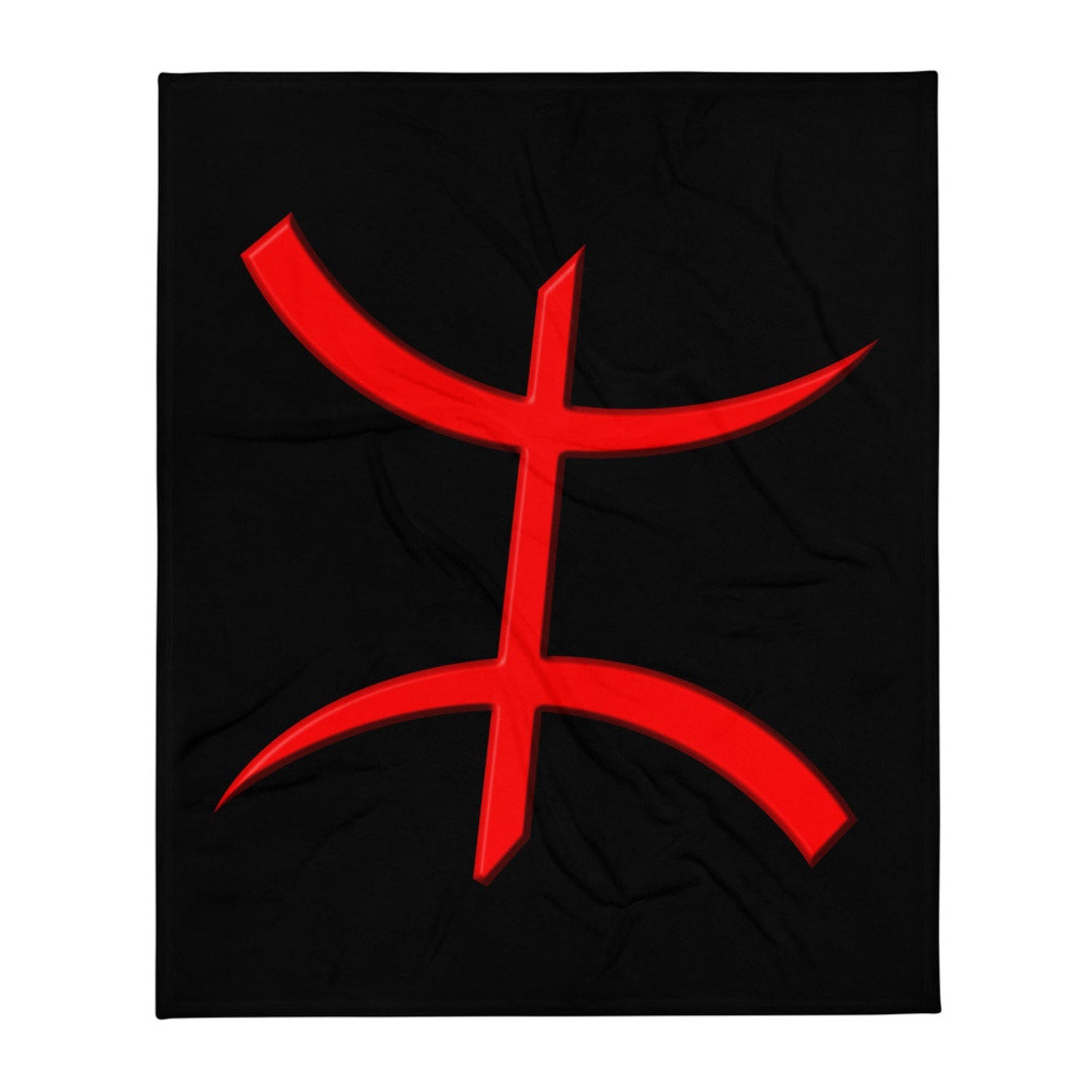 Original Berber Sign Throw Blanket, Original Berber Blanket Gift ...