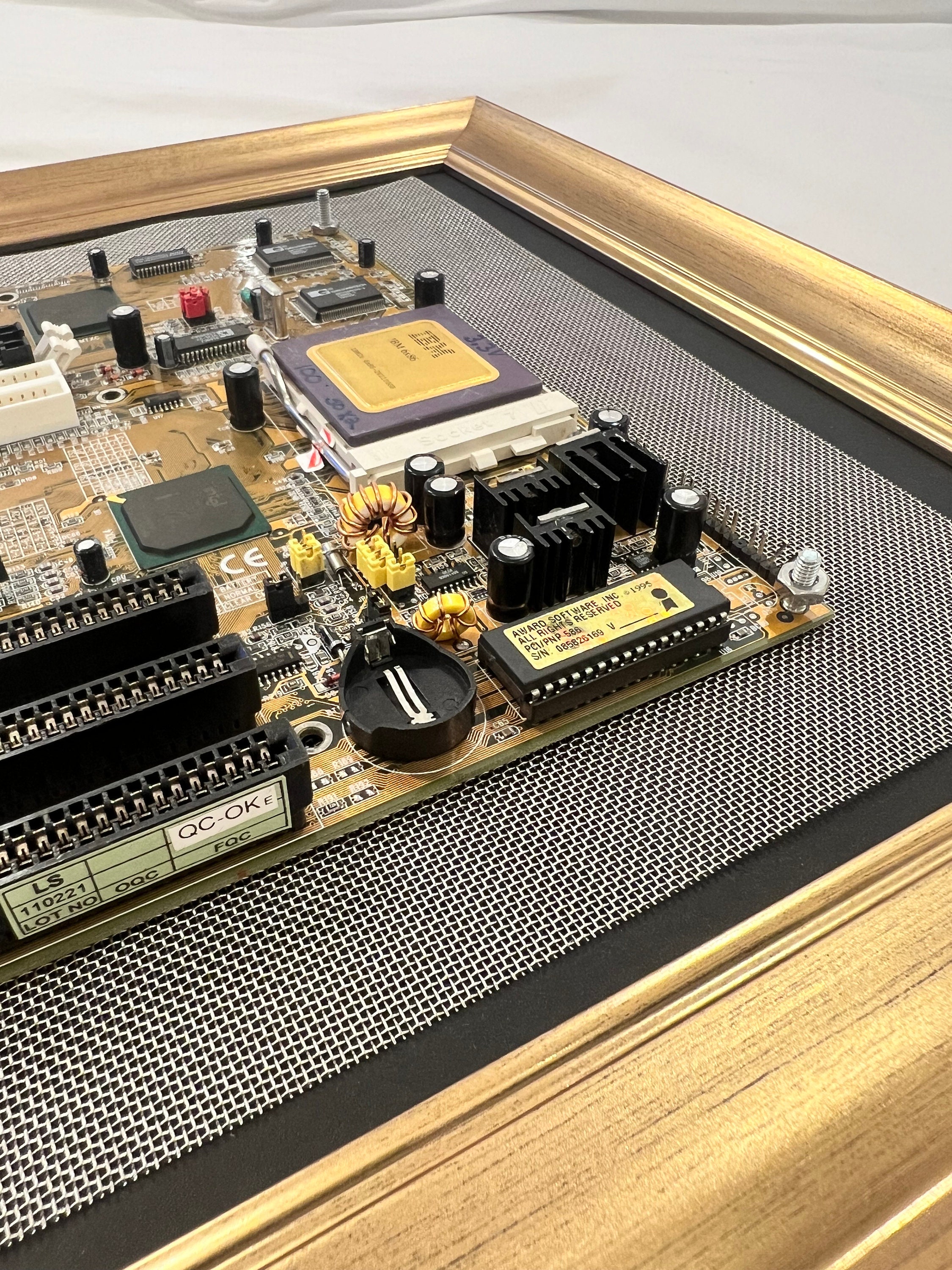 Artwork From Vintage Computer Parts. Framed Wall Art in an 11”x15 ...