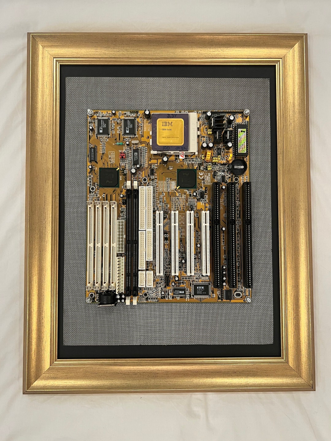 Artwork From Vintage Computer Parts. Framed Wall Art in an 11”x15 ...