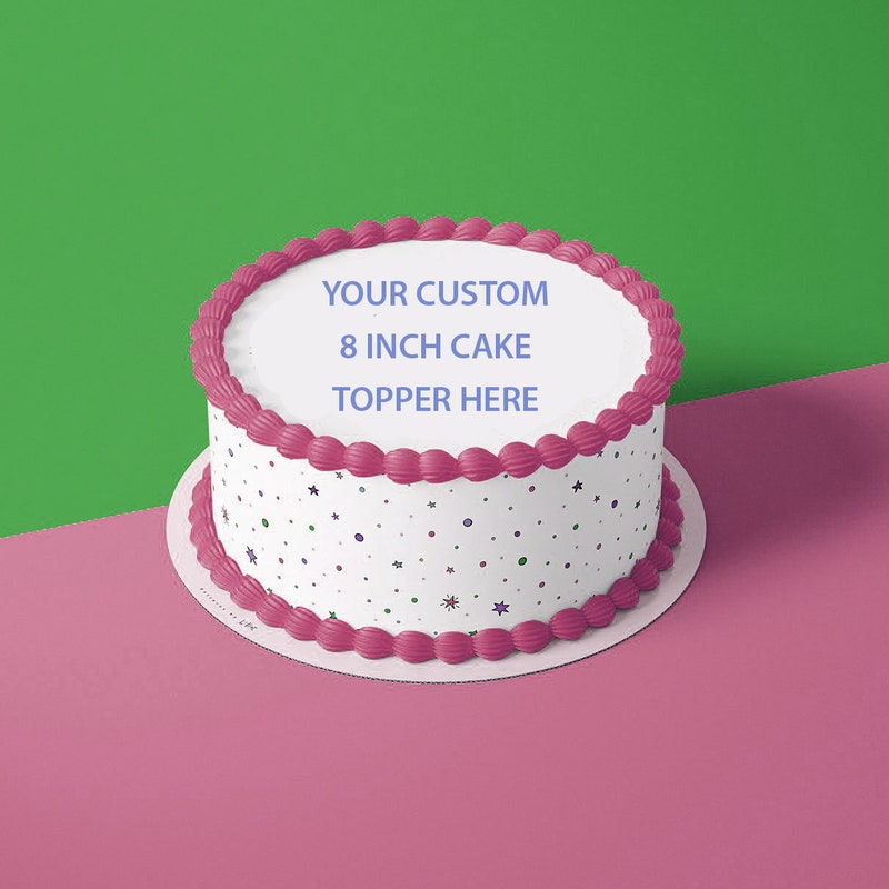Edible Cake Topper - Etsy