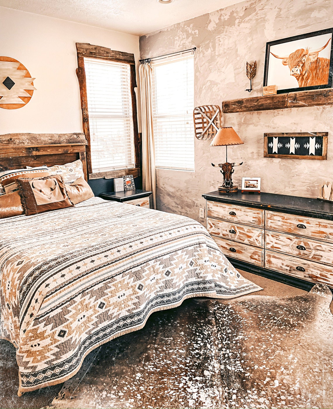 Aztec Wood Sign / Rectangle Boho Sign/ Boho Sign/ Boho Aztec Sign ...