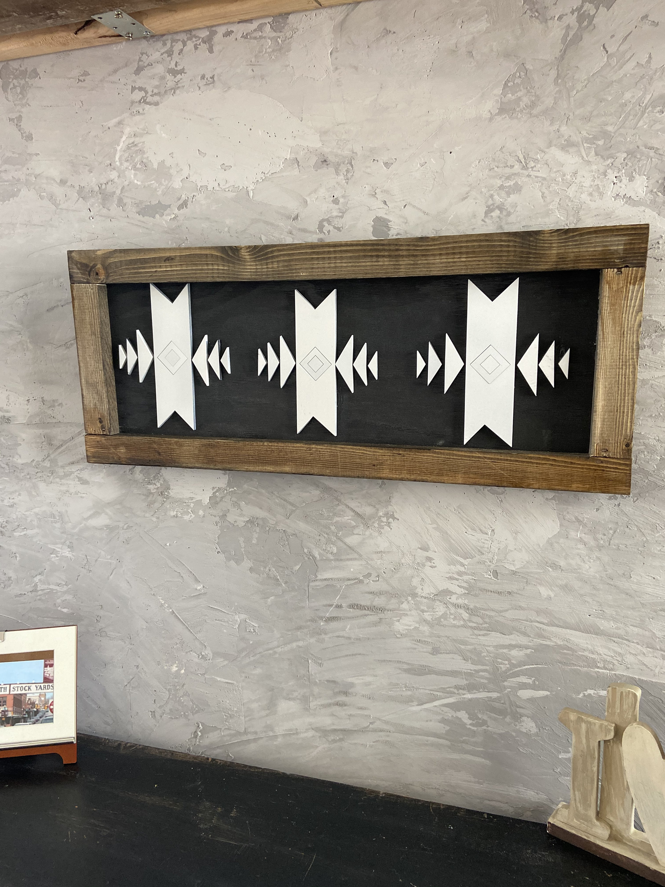 Aztec Wood Sign / Rectangle Boho Sign/ Boho Sign/ Boho Aztec Sign ...