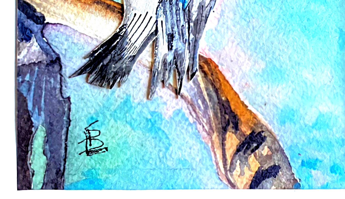 Woodpecker, Little Jewels Series, 9x7", Framed - Etsy