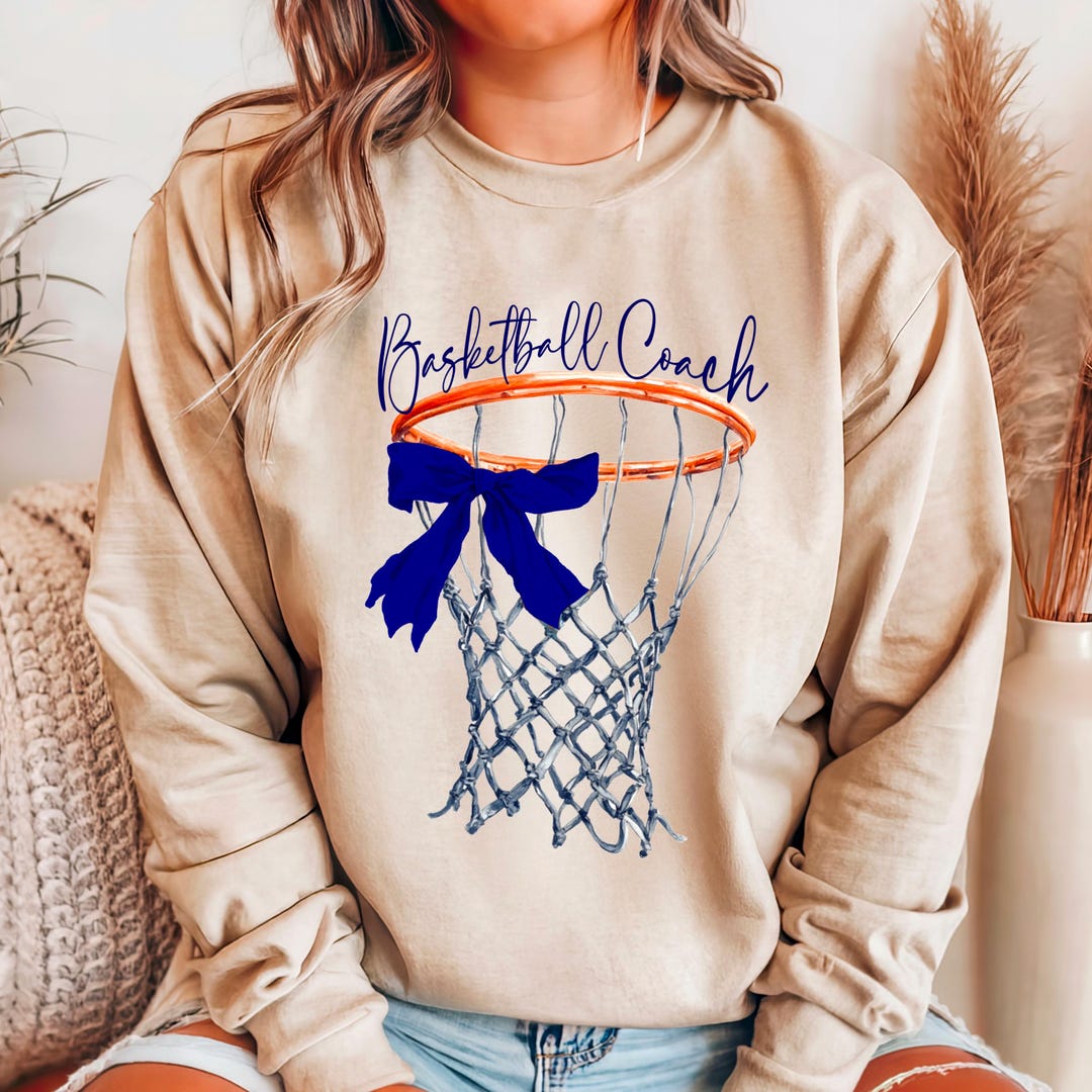 Watercolor Basketball Coach PNG: High School Sports Graphic (digital ...