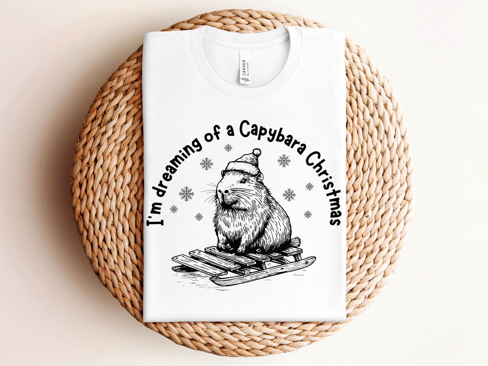 Capybara Christmas Png, Printable, PDF, JPEG, Holiday Clipart, I’m ...