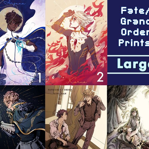 Fate Grand Order Extra Class Vinyl Stickers | Etsy