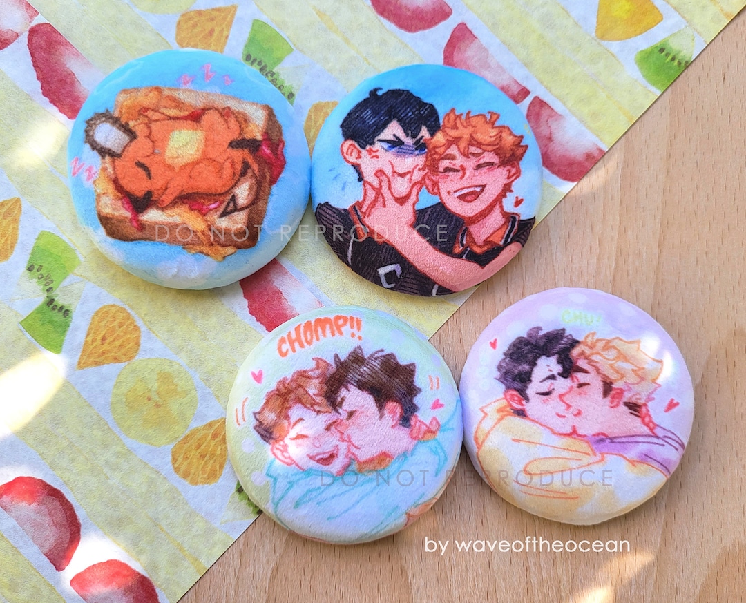 Squishy Plush Fabric Pinback Buttons - Etsy