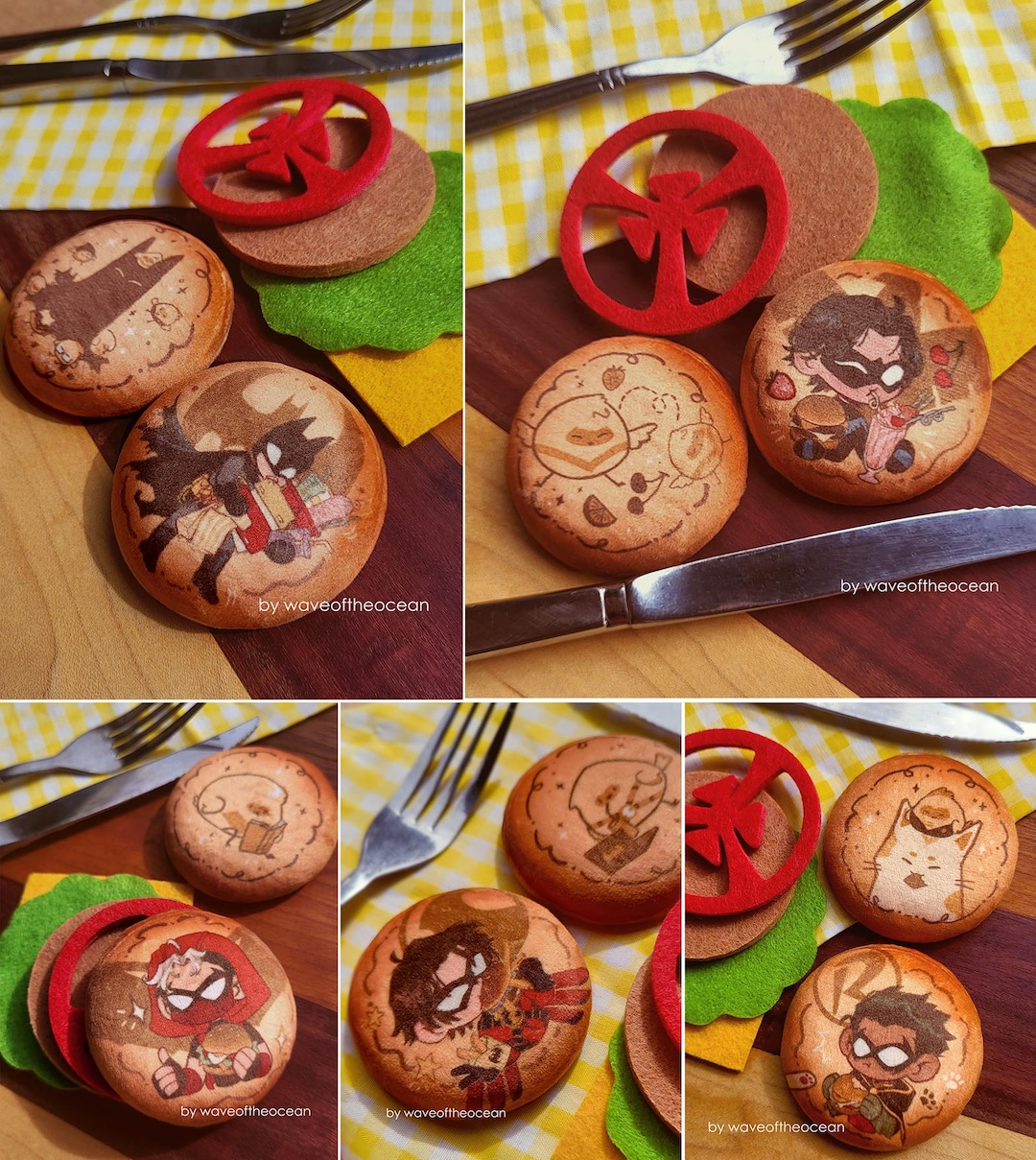 Batburger Plush Keychain/pinback Buttons - Etsy