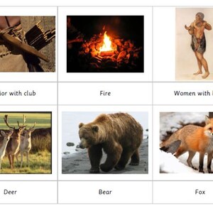 Montessori Powhatan Indian History and Matching 5 Part Cards Digital ...