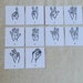 Montessori American Sign Language Alphabet and Number 3 Parts ...