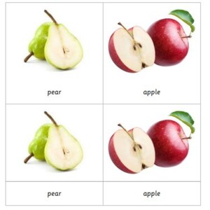 Montessori Common Fruits and Vegetables 3 Parts Cards Digital PDF ...
