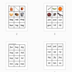 Montessori Pink Language Series Phonics Educational Kit Digital PDF ...