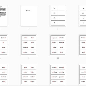 Montessori Language Basic Green Series Phonics Educational Kit Digital ...