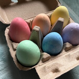 Montessori Waldorf Inspired Sidewalk Egg Chalk - Etsy