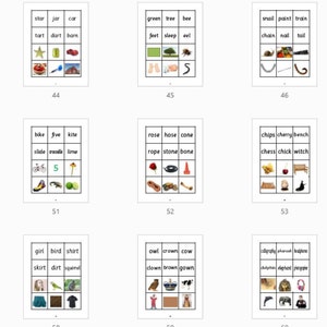 Montessori Language Basic Green Series Phonics Educational Kit Digital ...