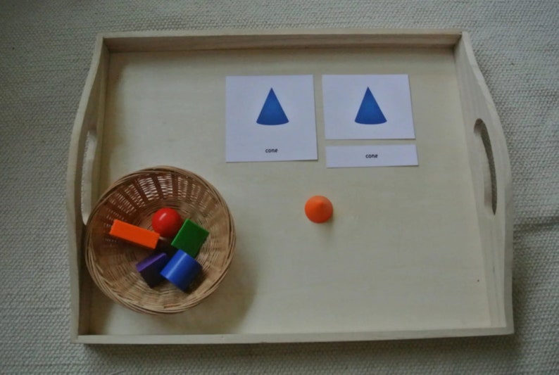 Montessori Mini Geometric Solids 3 Parts Cards With Miniatures - Etsy Montessori Mini Geometric Solids 3 Parts Cards With Miniatures - Etsy