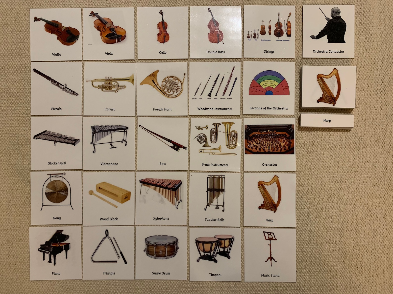 Montessori Composition and Layout of A Symphony Orchestras 3 Parts ...