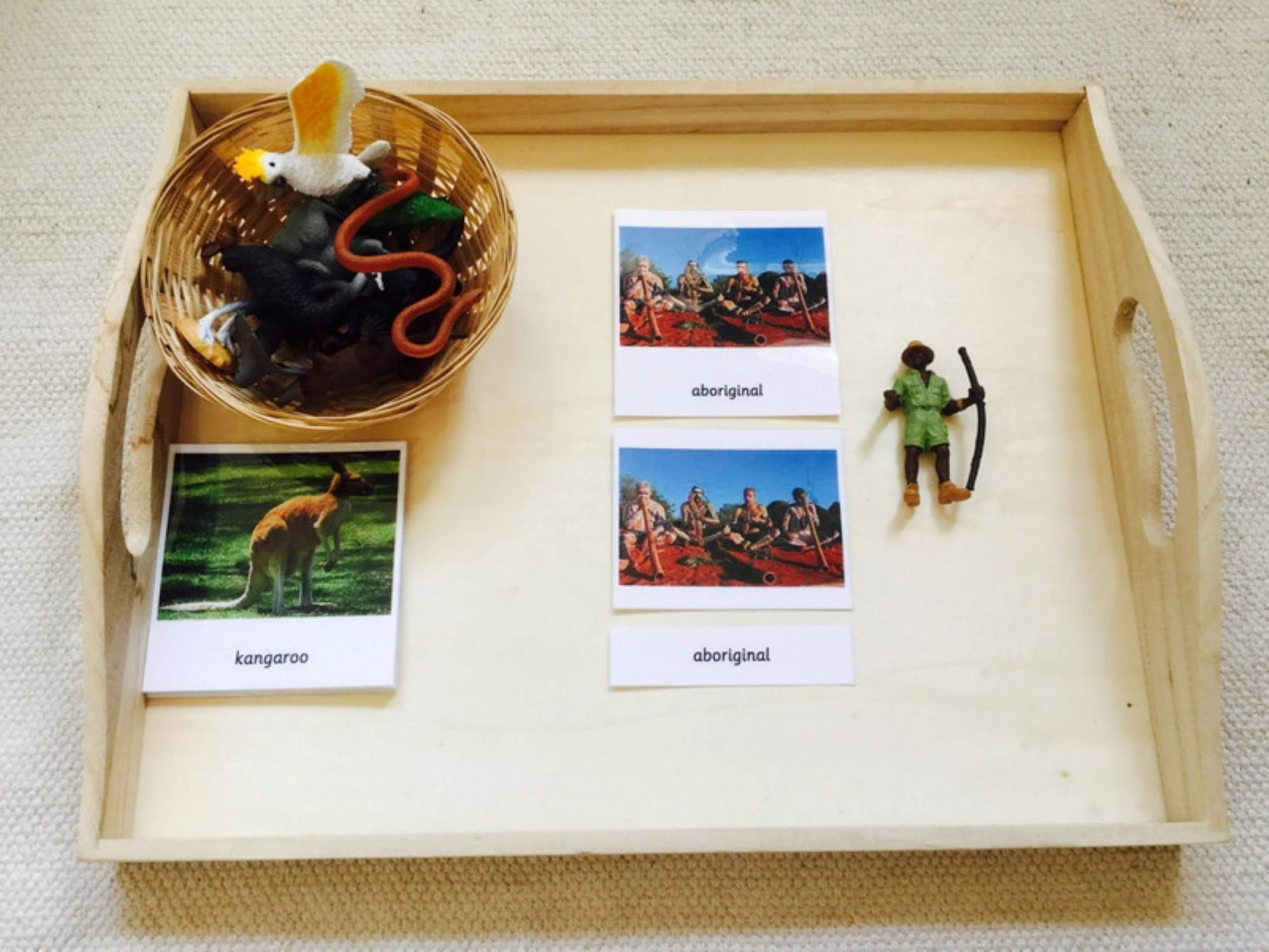 Montessori Knowing Australia 3 Parts Cards With Miniatures - Etsy