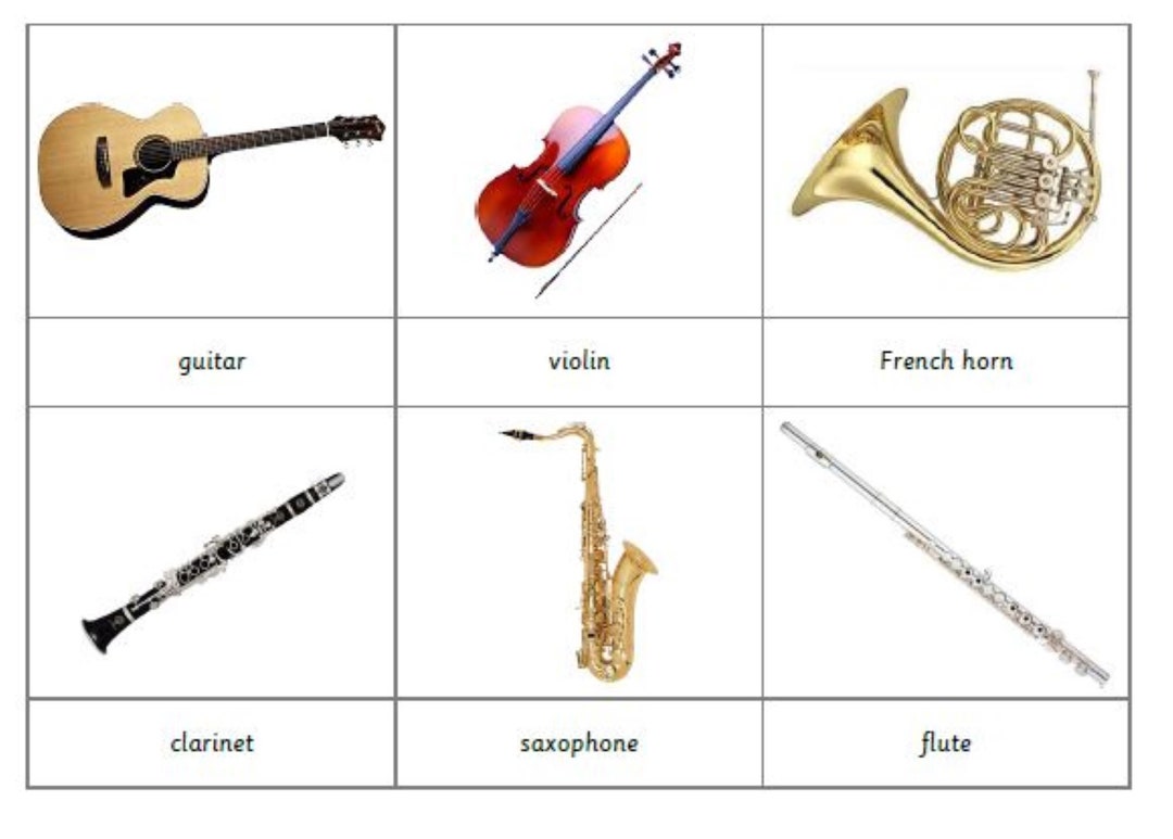 Montessori Musical Instrument Replica 5 Parts Cards Digital PDF ...