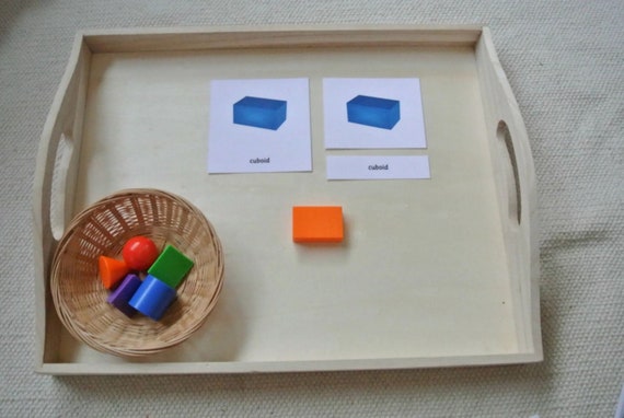 Montessori Mini Geometric Solids 3 Parts Cards With Miniatures | Etsy Montessori Mini Geometric Solids 3 Parts Cards With Miniatures | Etsy