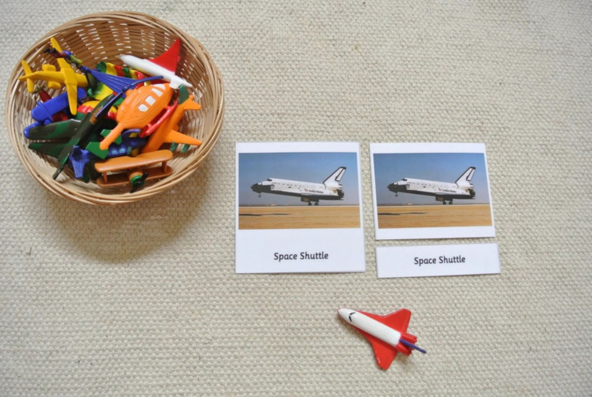 Montessori in the Sky 3-part Cards With Miniatures - Etsy
