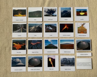 Montessori Volcano - Etsy