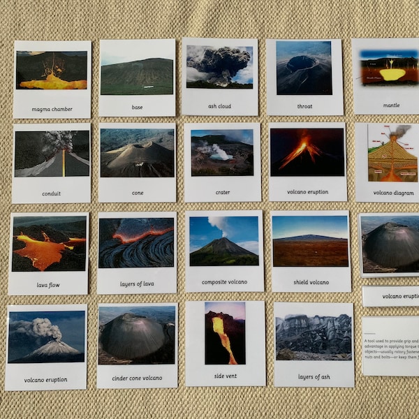 Montessori Volcano - Etsy